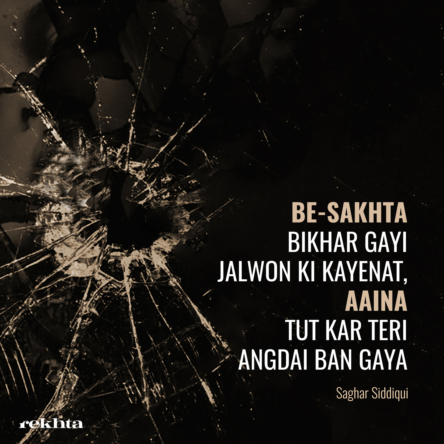 be-saaKHta bikhar ga.ii jalvo.n kii kaa.enaat - Aaina